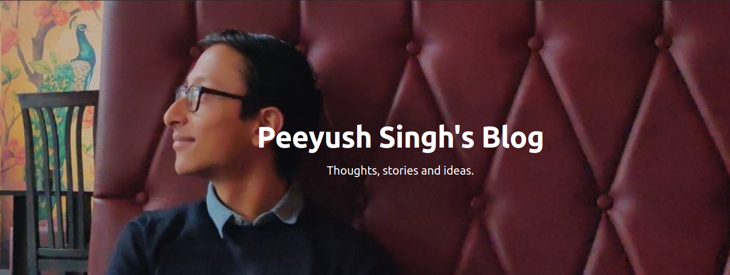 Peeyush Singh's Blog